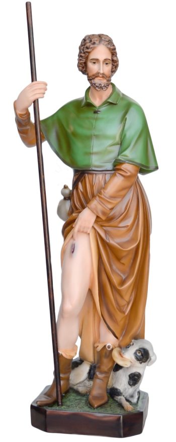 St.Rocco cm 100 / 39,4" - St.Rocco and Laboratorio Gruppo Liturgico