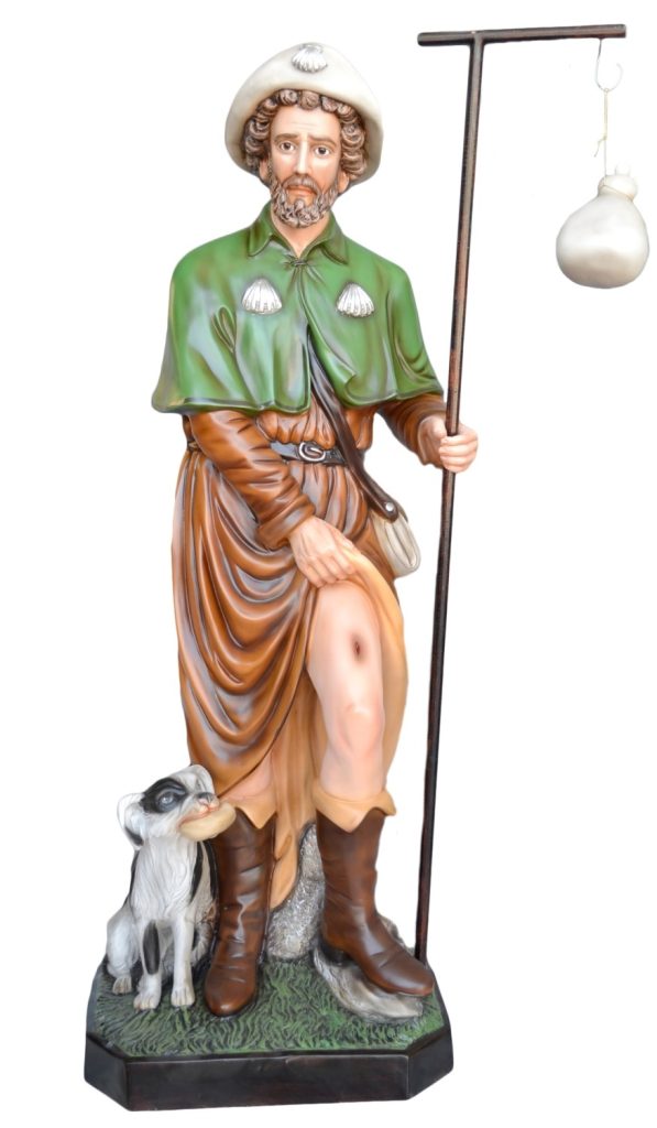 St. Rocco cm 160 / 63" - St.Rocco and Laboratorio Gruppo Liturgico