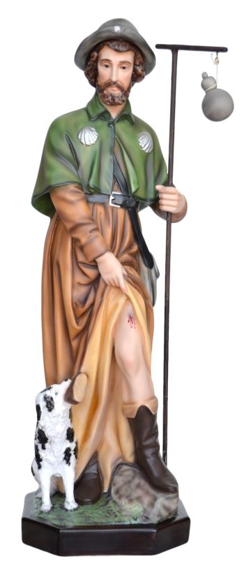 St.Rocco cm 80 / 31,5" - St.Rocco and Laboratorio Gruppo Liturgico