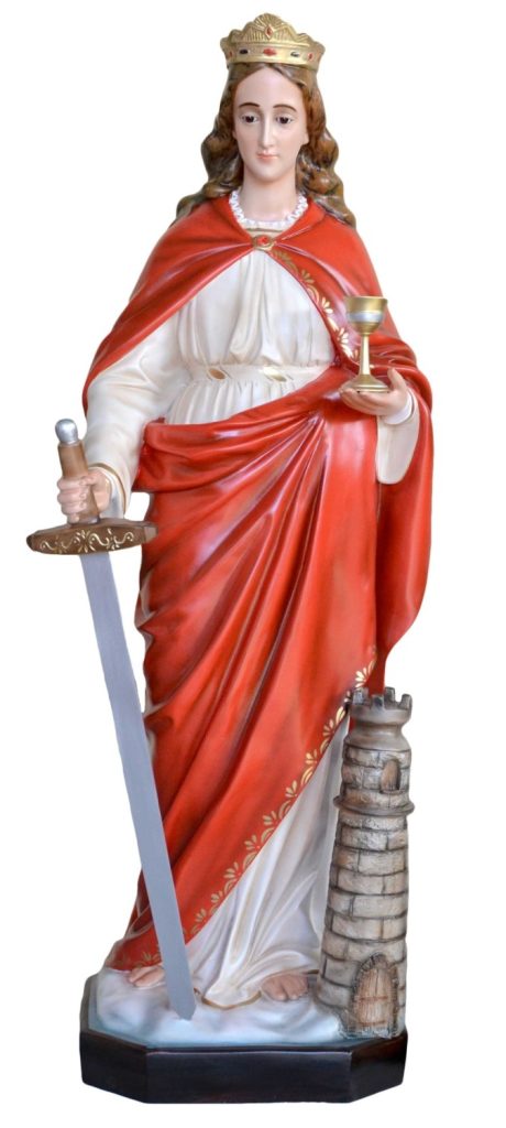 Santa Barbara cm 60 / 23,6" - St. Barbara and Laboratorio Gruppo Liturgico