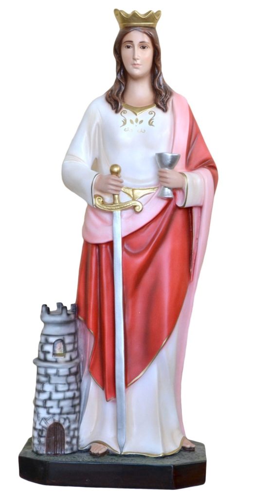 Santa Barbara cm 85 / 33,5" - St. Barbara and Laboratorio Gruppo Liturgico