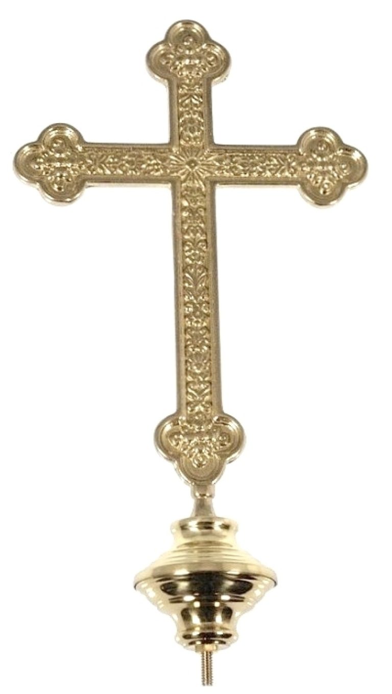 Spear Cross melted - banners hand-painted and Laboratorio Gruppo Liturgico