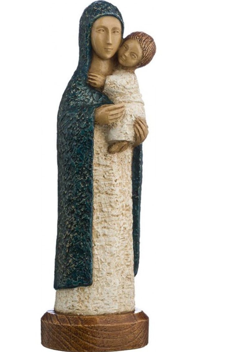 Virgin Eleousa statue - artistic works nuns de Bethléem, statues and ...