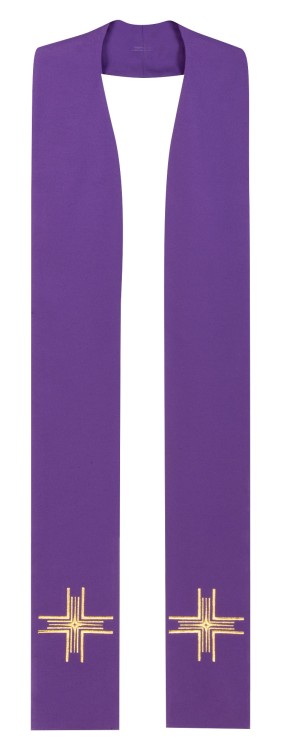 Stole - embroidered stole and Laboratorio Gruppo Liturgico