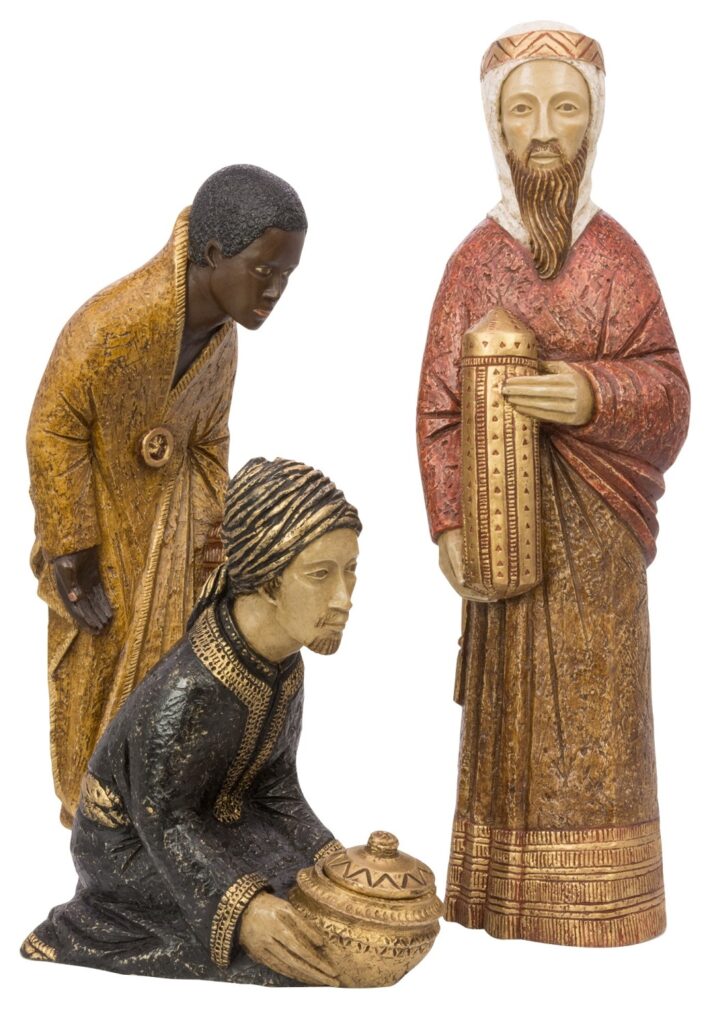 three kings - statues in granite composition and Laboratorio Gruppo ...