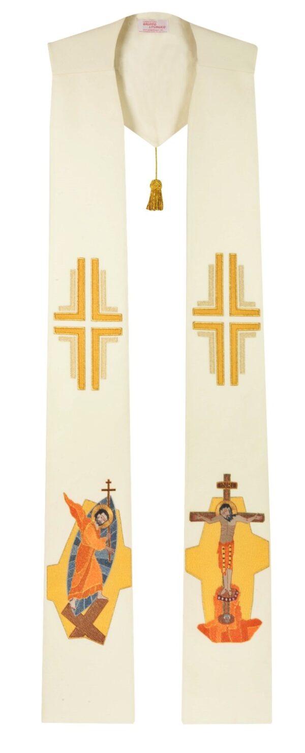 stole - embroidered stole and Laboratorio Gruppo Liturgico