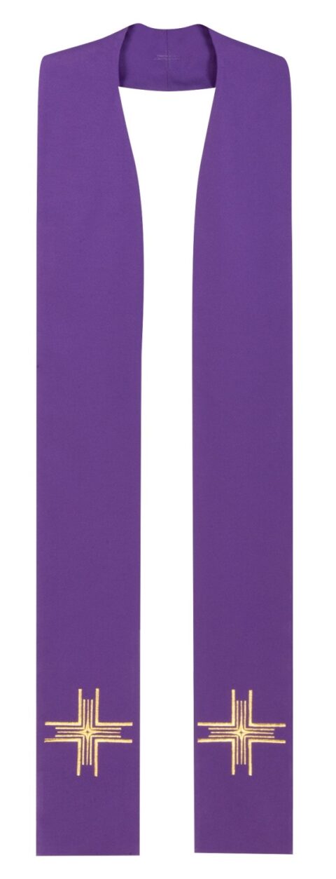 Stole - embroidered stole and Laboratorio Gruppo Liturgico