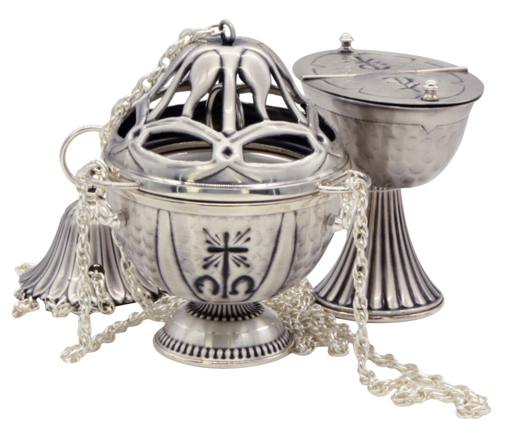 Censer and boat - censers-holy water pots and Laboratorio Gruppo Liturgico