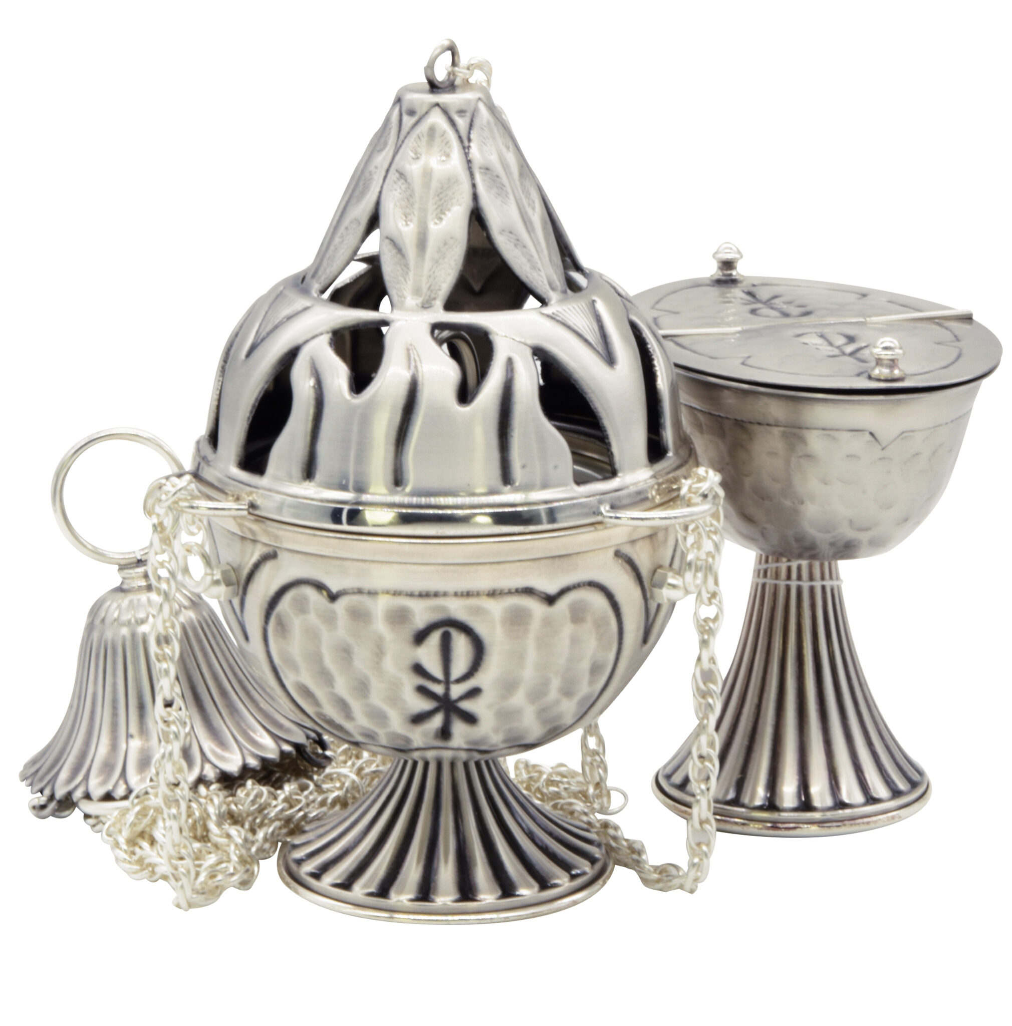 Censer and boat - censers-holy water pots and Laboratorio Gruppo Liturgico