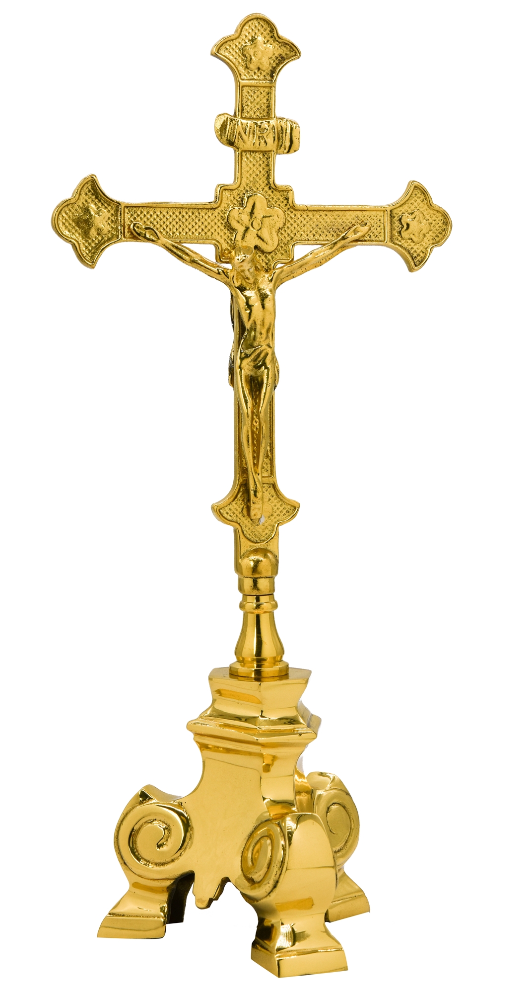 Altar cross - altar candlesticks and Laboratorio Gruppo Liturgico