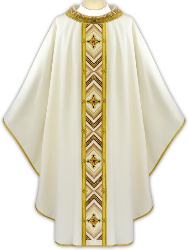 Chasuble - festive chasubles, with fine crafting on a frame and ...