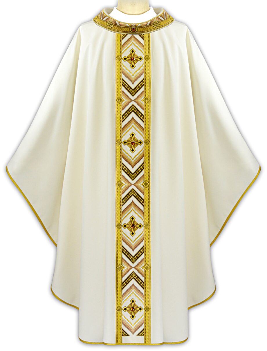 Chasuble - festive chasubles, with fine crafting on a frame and ...
