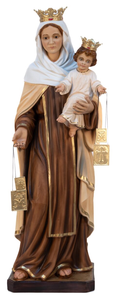 Madonna del Carmine cm 80 - Vergine del Carmine e Laboratorio Gruppo ...