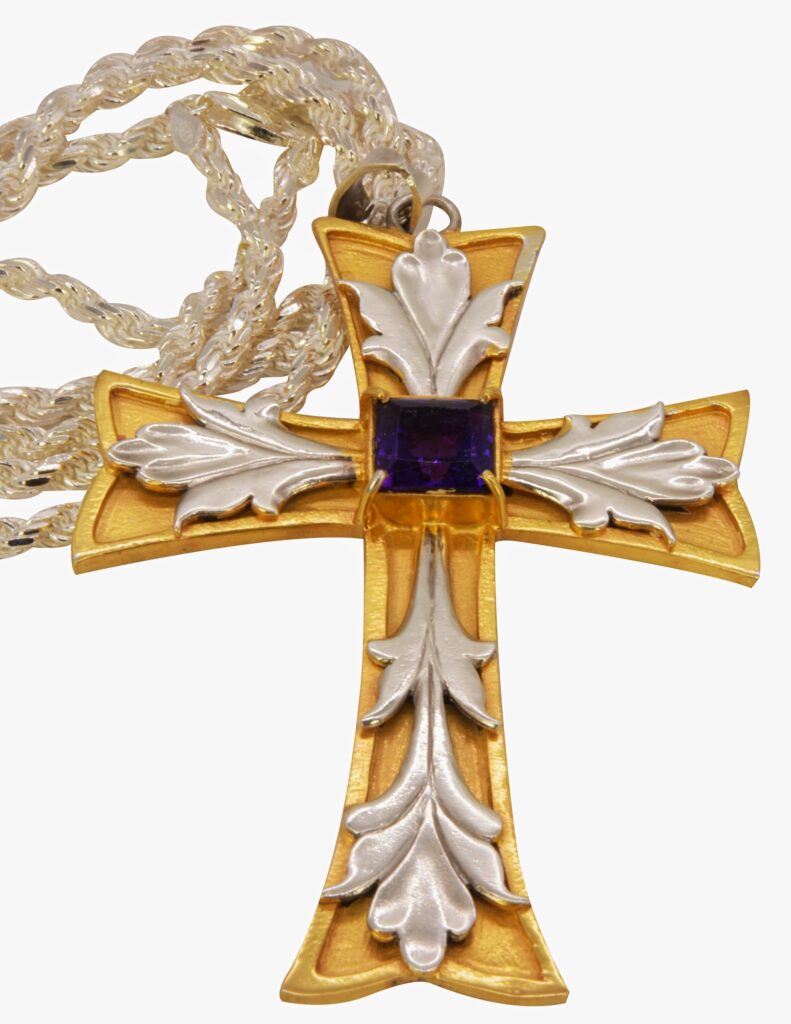 Pectoral cross in solid silver - pectoral crosses and Laboratorio ...